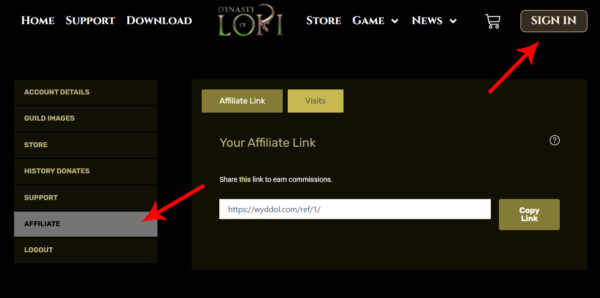 Affiliate Program Rules – Wyd DoL – Dynasty of Loki